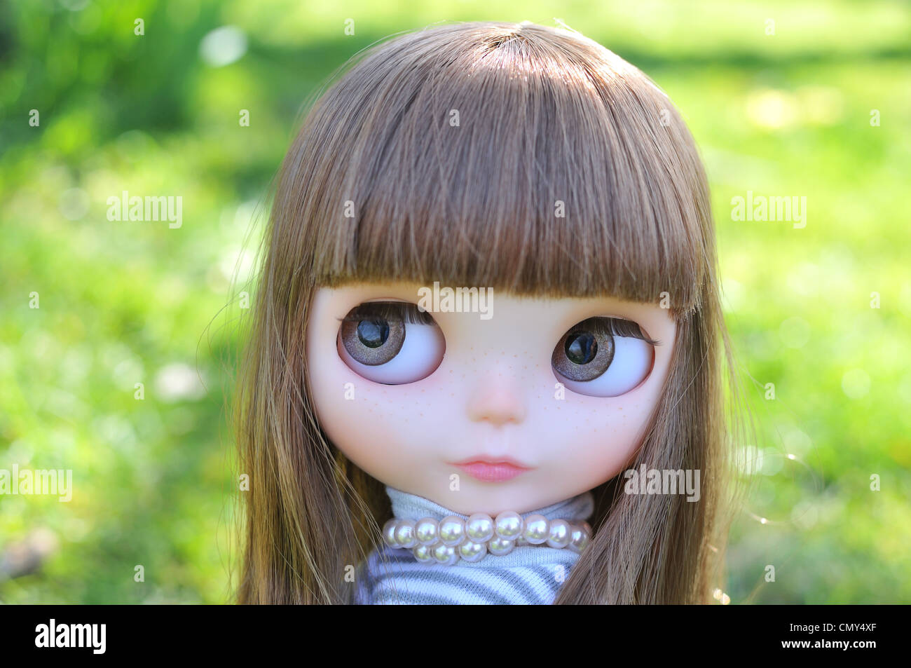 Customized Blythe doll - Base doll: Raspberry Sorbet FBL - make-up, lip ...