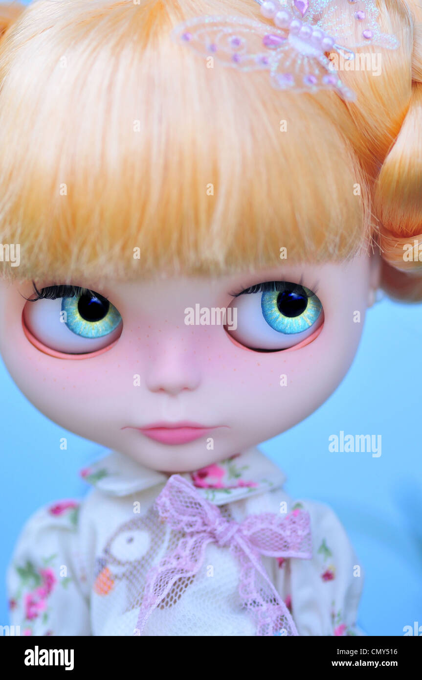 Customized Blythe doll - Base doll: Ice Rune (FBL) - New make-up, lip ...