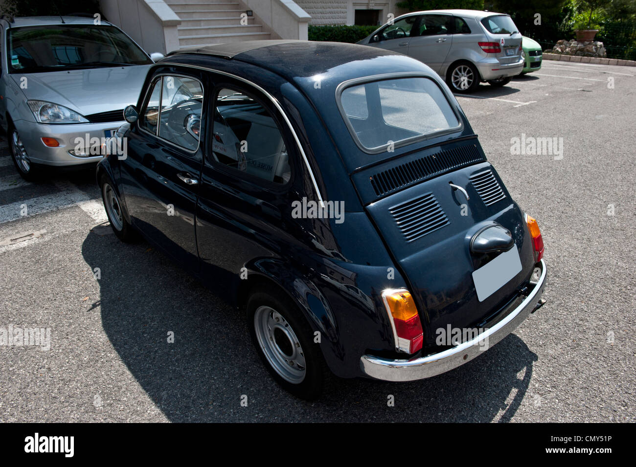 Small European vehicle in Monaco, France Stock Photo - Alamy