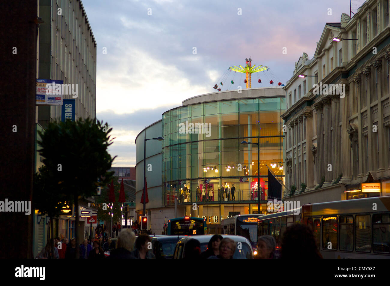 Liverpool city scene at dawn, Liverpool, United Kingdom Stock Photo - Alamy