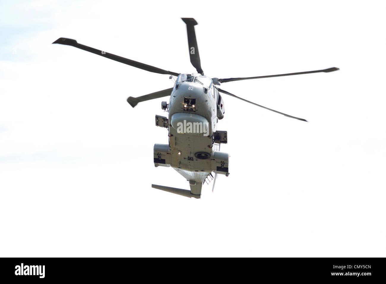 Royal Navy Augusta Westland Merlin HM1 ZH827 helicopter Stock Photo - Alamy