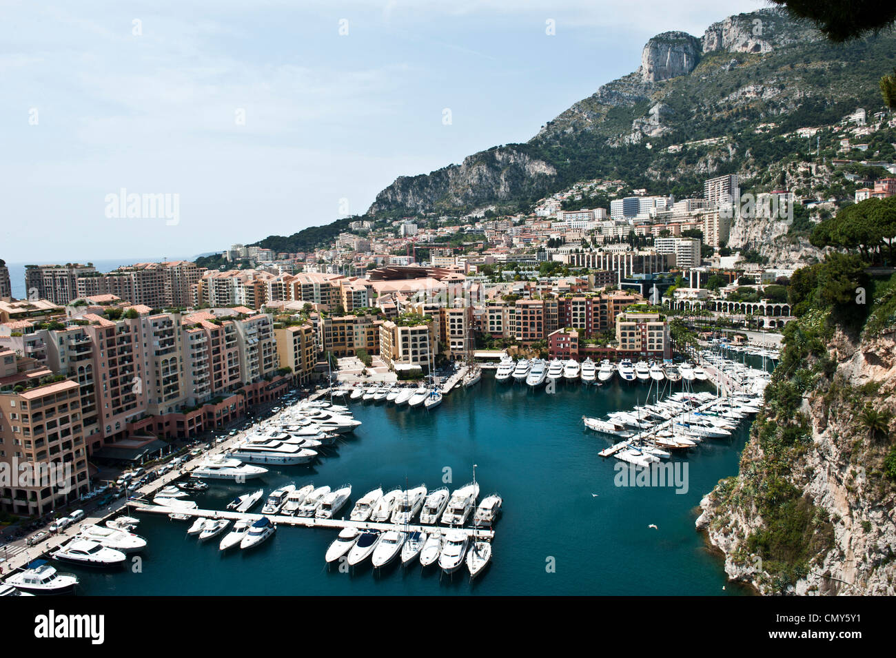 Panoramic view on port monaco hi-res stock photography and images - Alamy