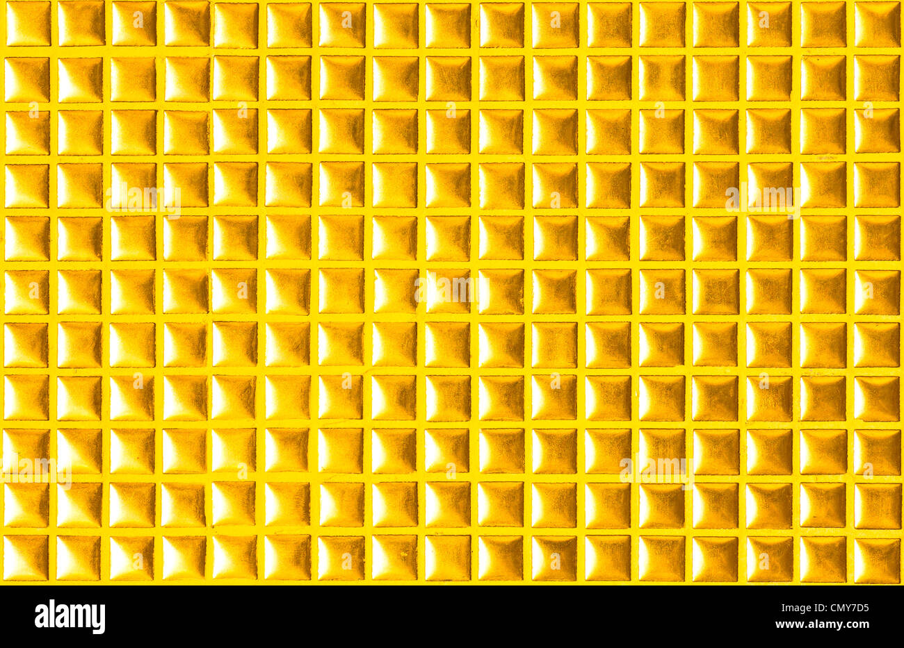 Gold tile background Stock Photo - Alamy