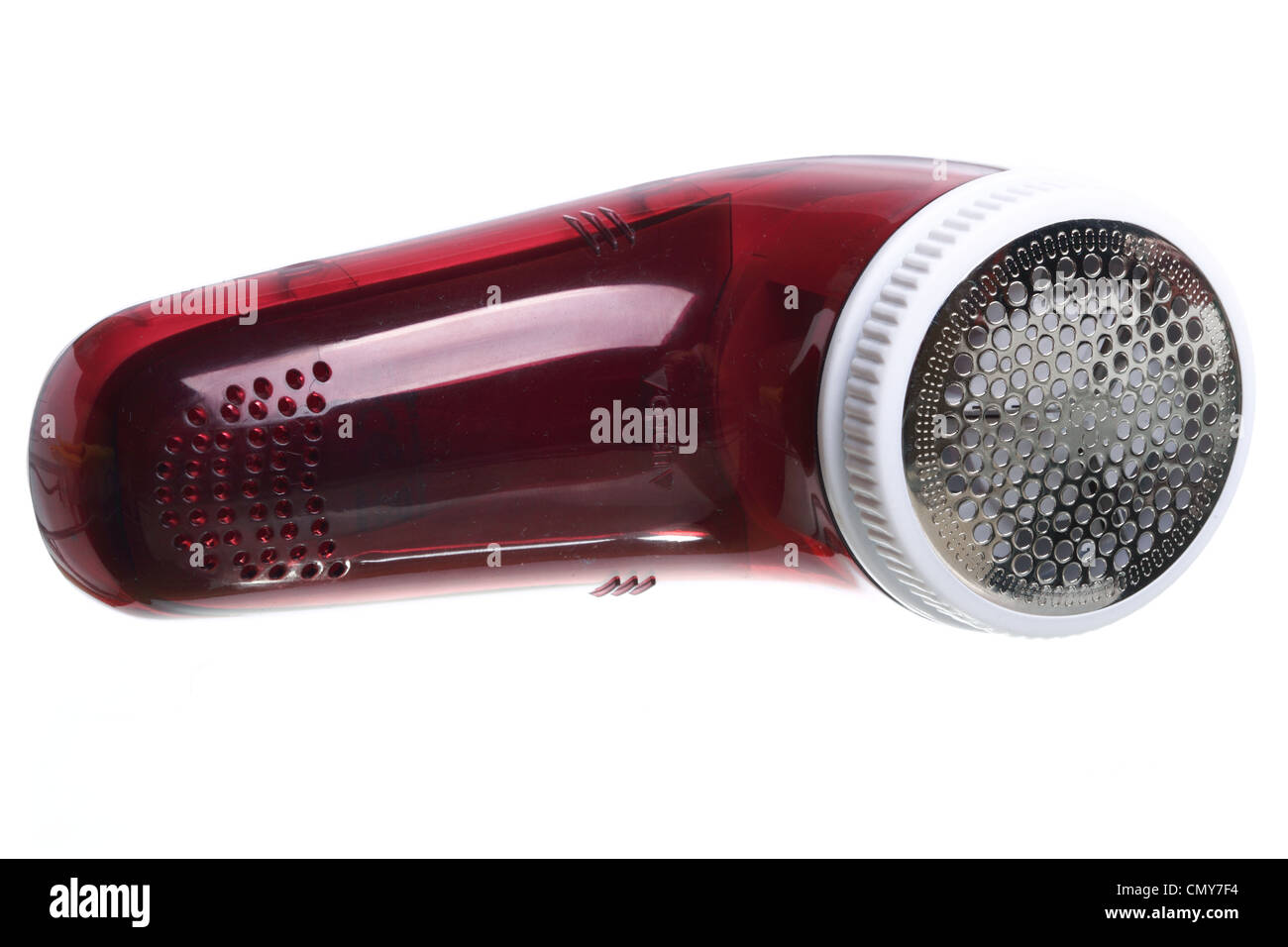 Red Lint Remover isolated on white background Stock Photo - Alamy