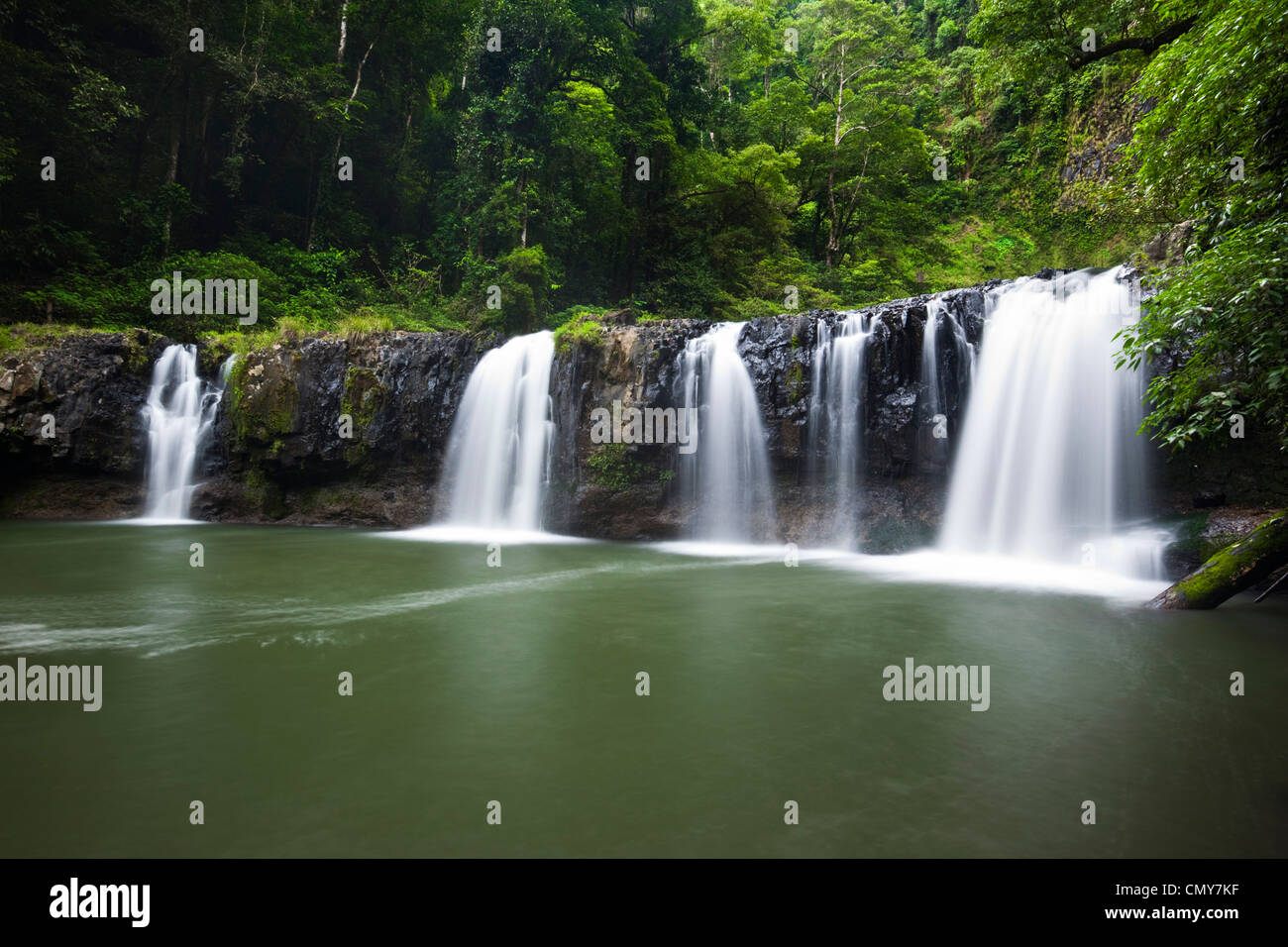 Nandroya Falls in Wooroonooran National Park, Innisfail, Queensland ...