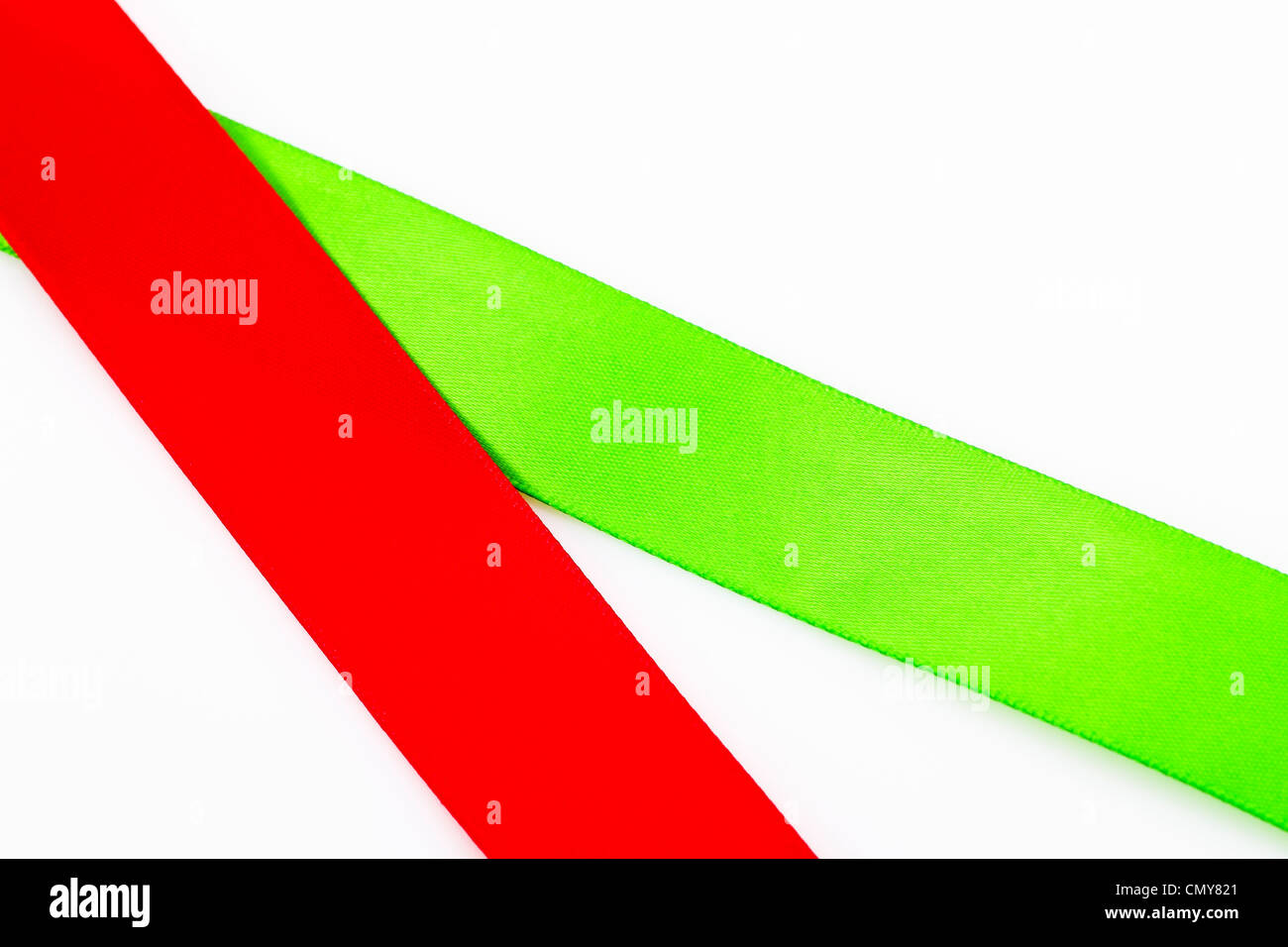 Spiraling green ribbon hi-res stock photography and images - Alamy