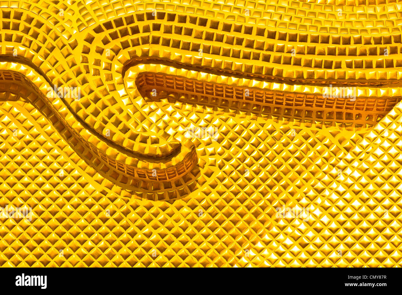 Gold tile background Stock Photo - Alamy