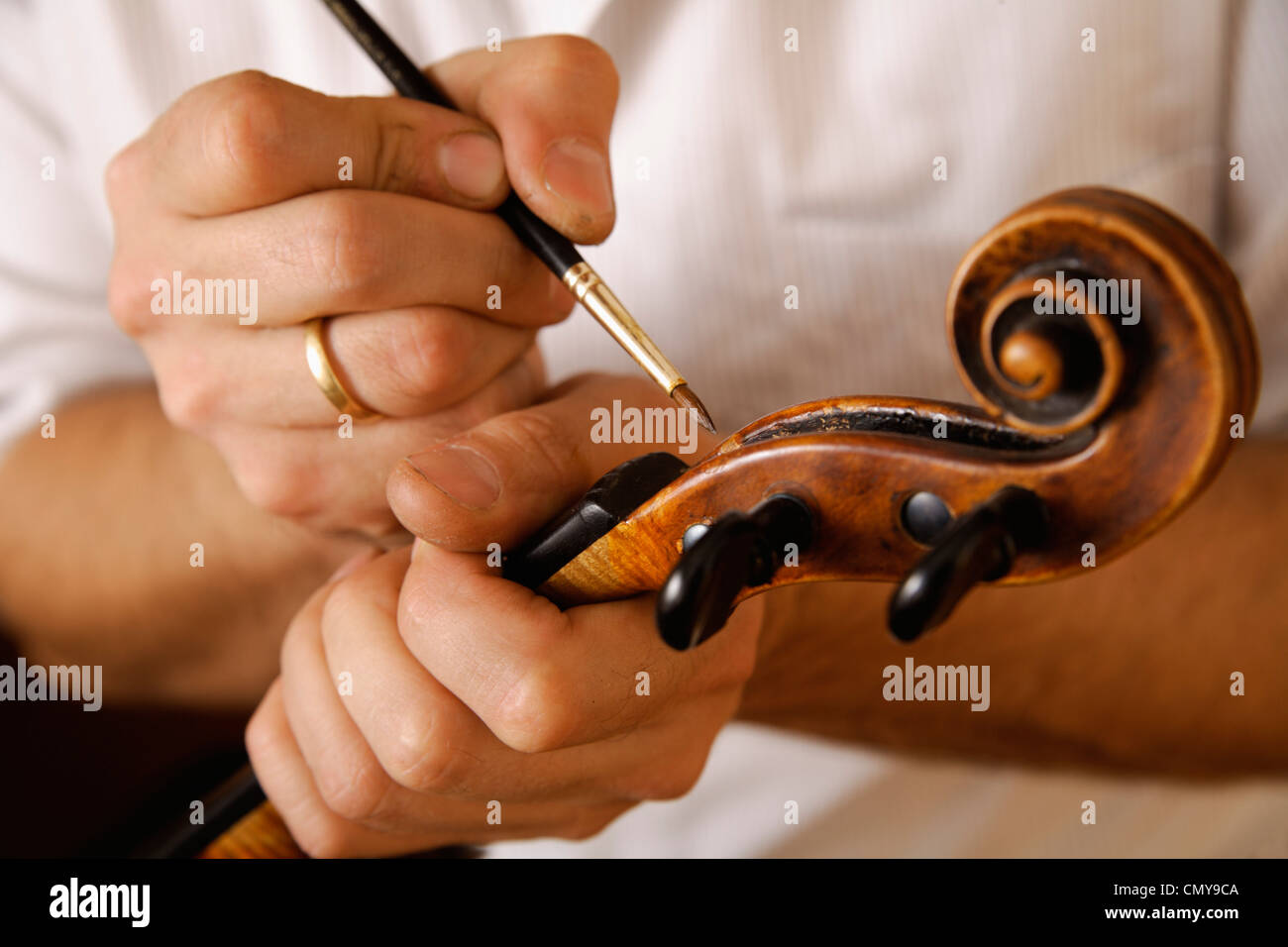 Violin Work Maker Wood High Resolution Stock Photography and Images - Alamy