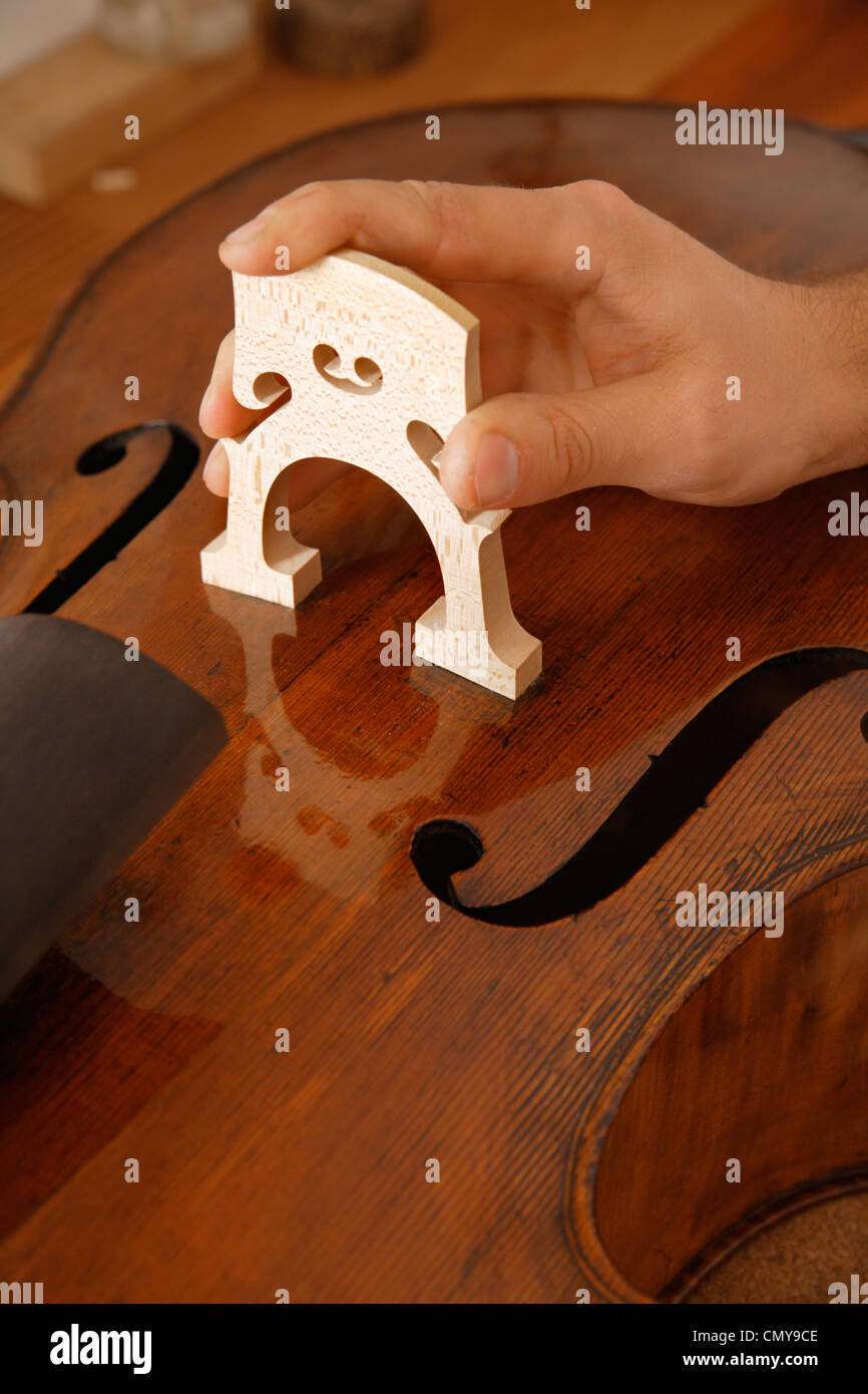 Violin Work Maker Wood High Resolution Stock Photography and Images - Alamy