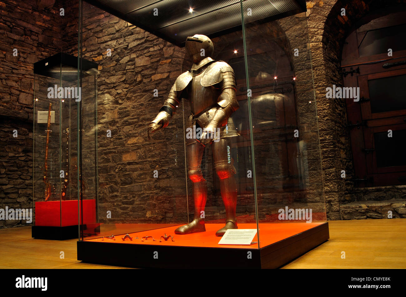 Castle interior armour hi-res stock photography and images - Alamy
