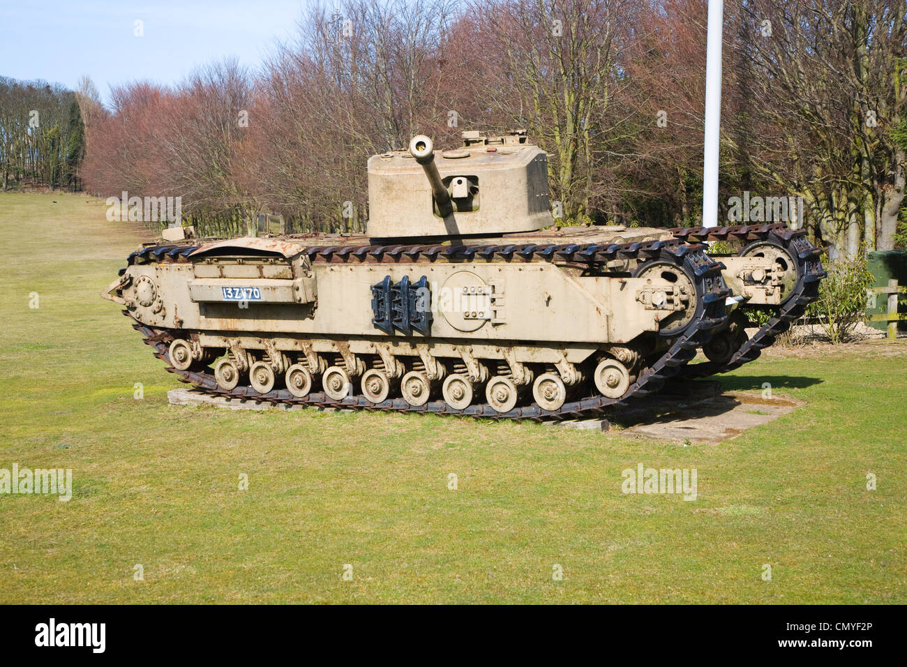 Military vehicle on display Muckleburgh Collection, Weybourne, north ...
