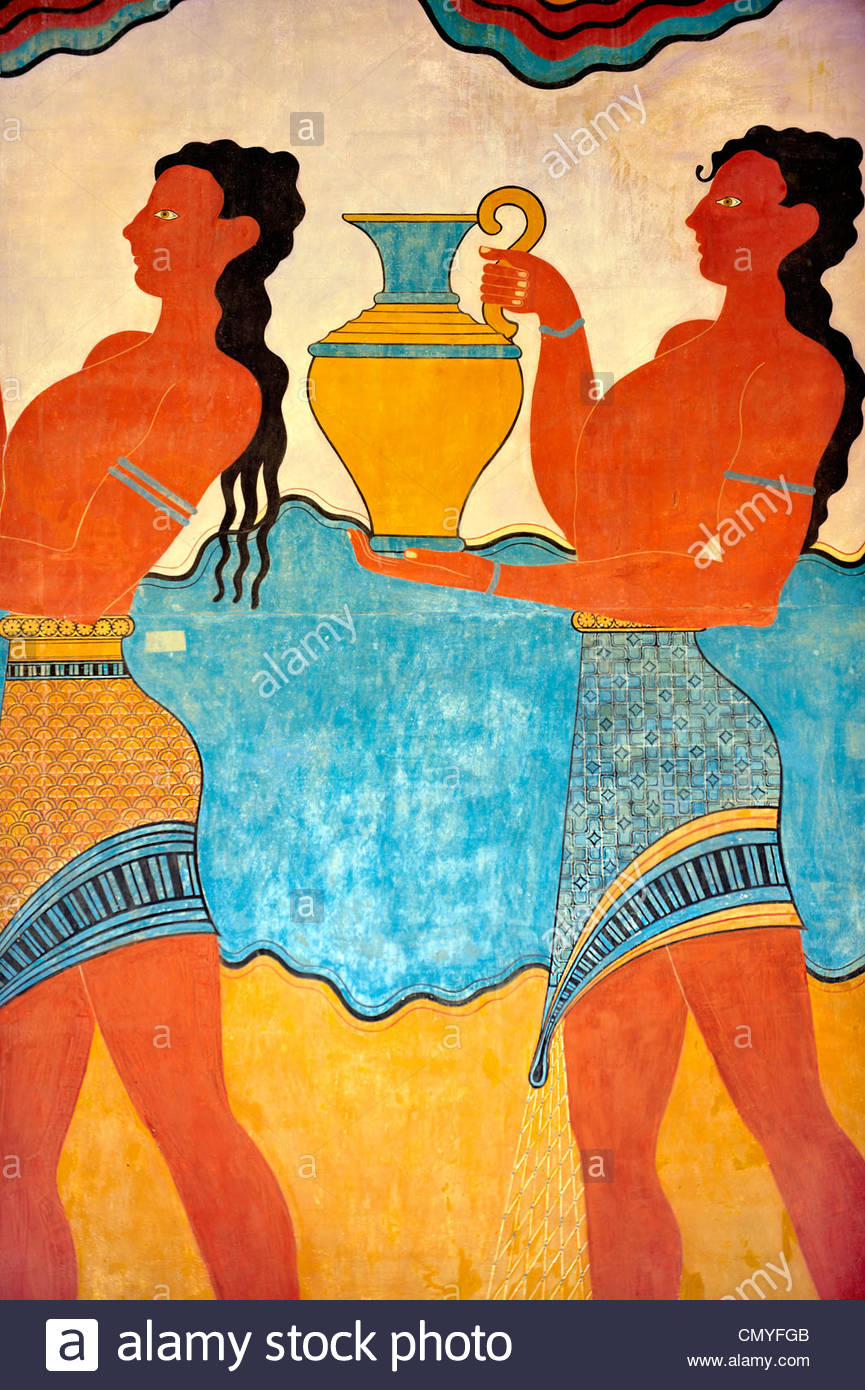 Minoan Murals Stock Photos & Minoan Murals Stock Images - Alamy