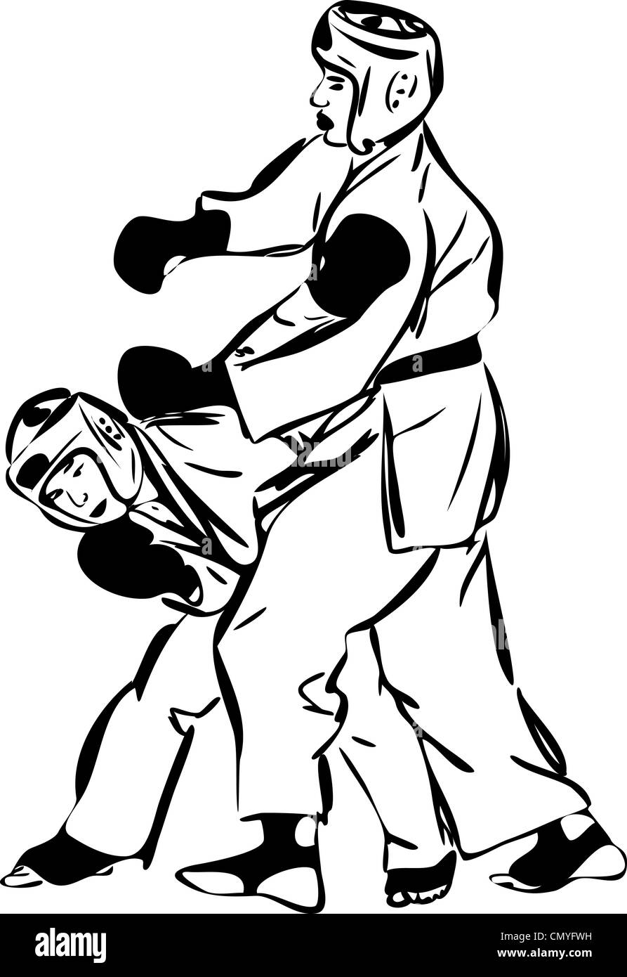 Combat sketch hi-res stock photography and images - Alamy