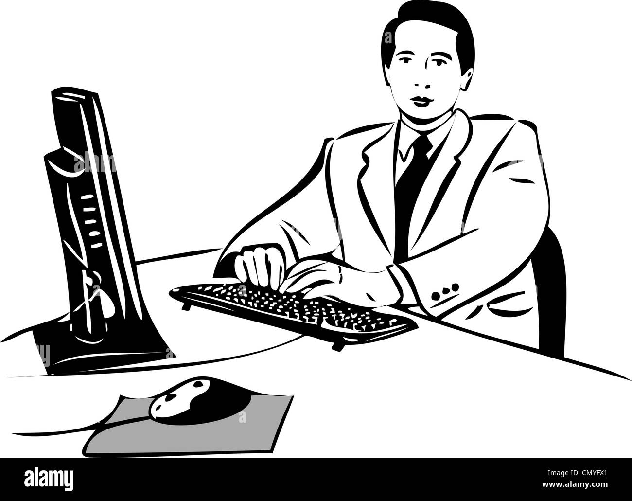 Sketch of a guy hi-res stock photography and images - Alamy