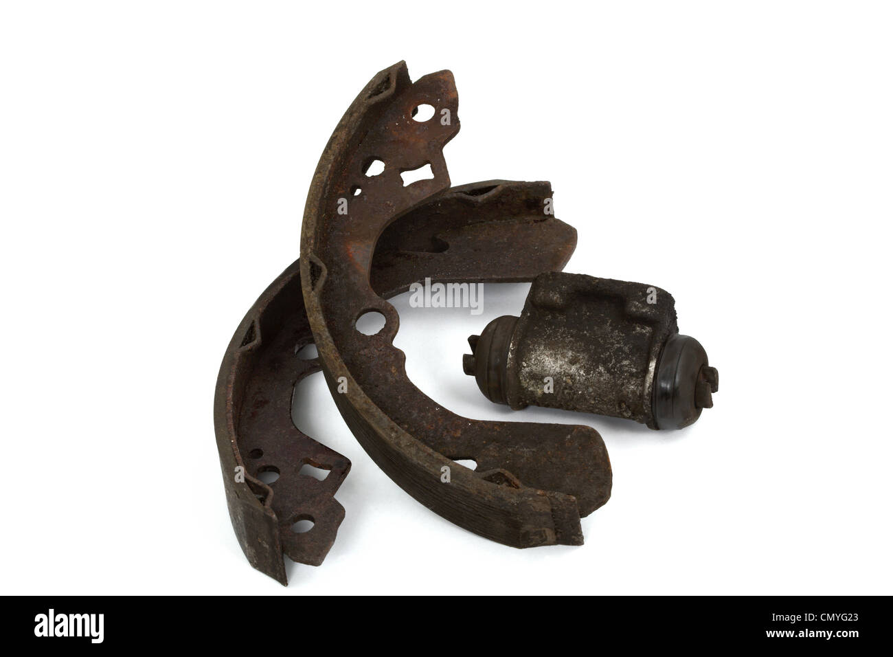 Rusty metal cylinder Cut Out Stock Images & Pictures - Alamy