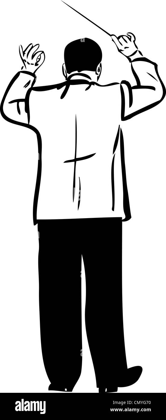 Conductors pose Cut Out Stock Images & Pictures - Alamy