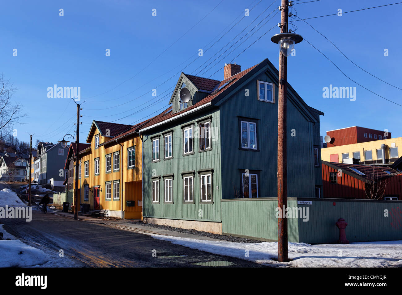 Wooden building tromso hi-res stock photography and images - Alamy