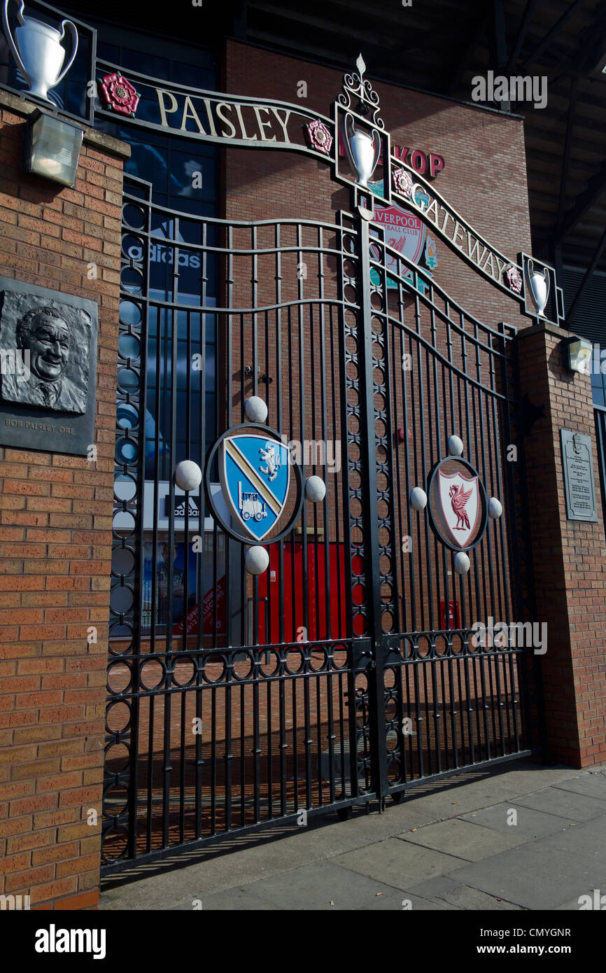 Paisley Gateway, Anfleld (Liverpool Football Club), Merseyside, England ...
