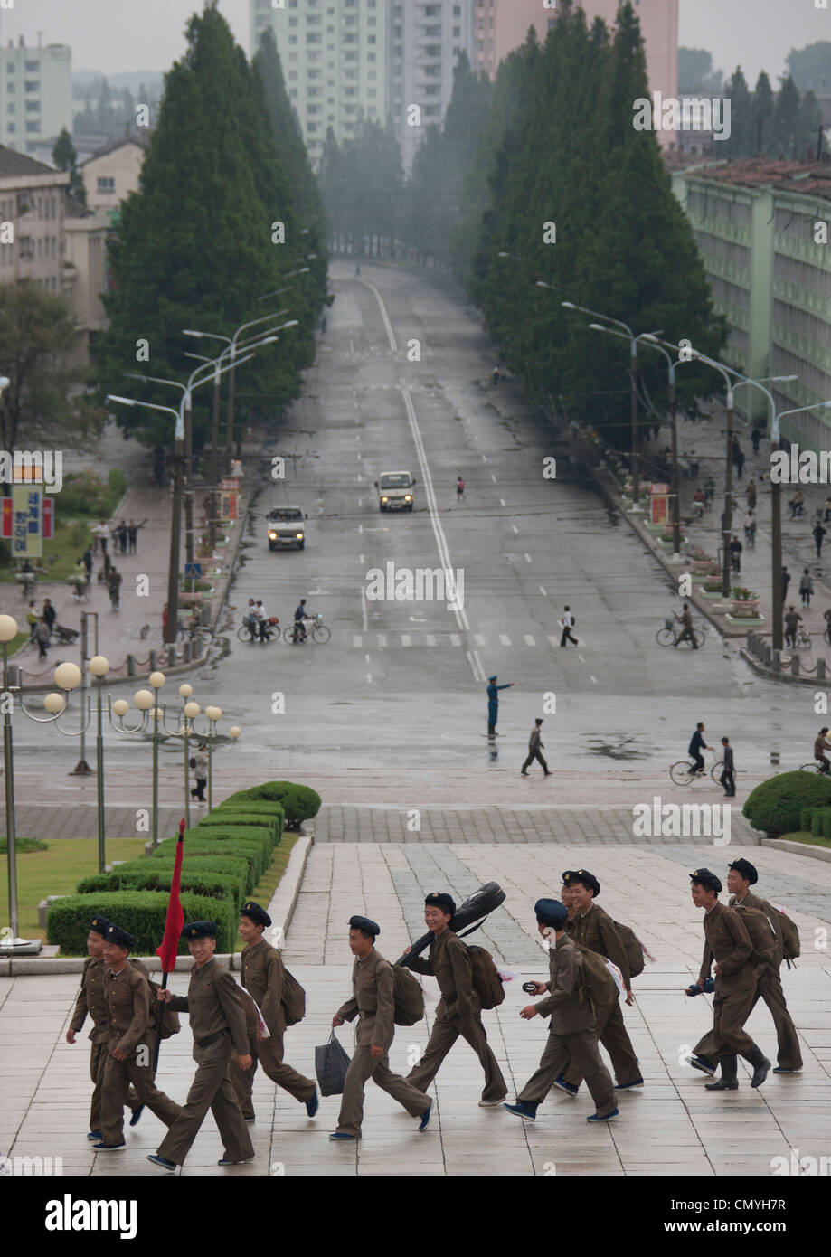 North korea dprk asia vertical color picture hamhung hi-res stock ...