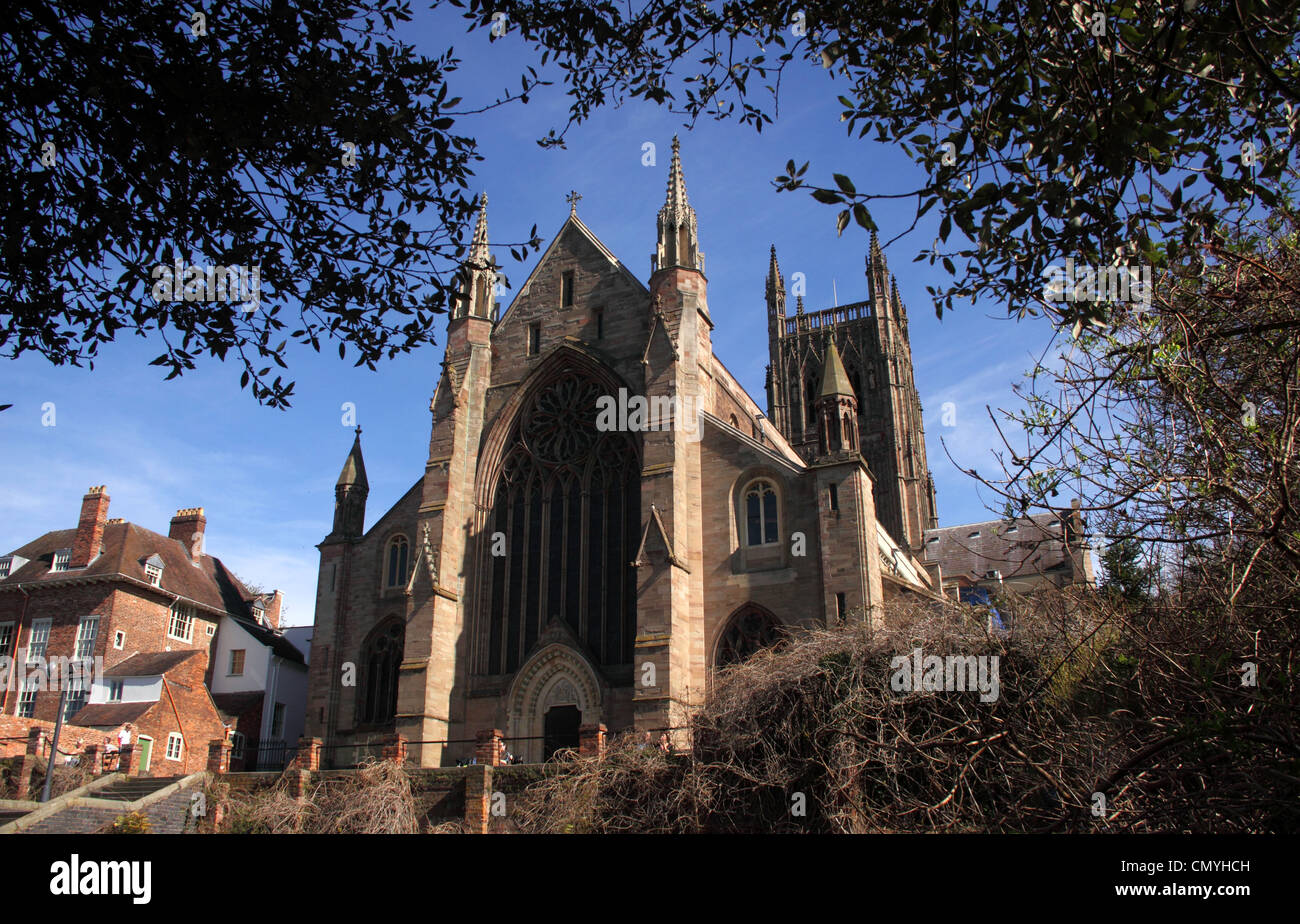 Worcester cathedral hi-res stock photography and images - Alamy