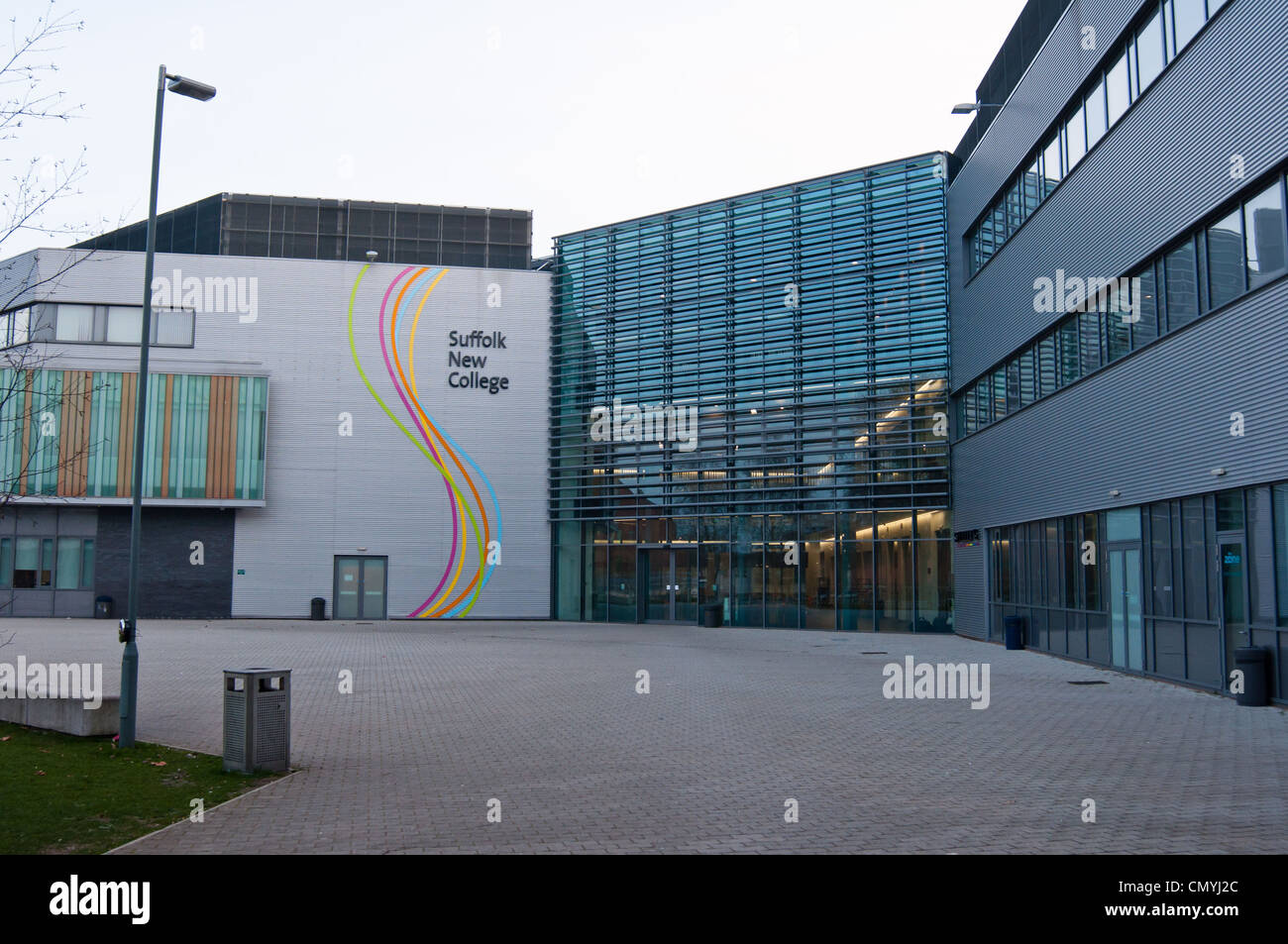 Suffolk New College building, Ipswich, England Stock Photo - Alamy