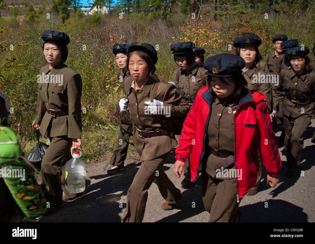 North korea female army hi-res stock photography and images - Alamy