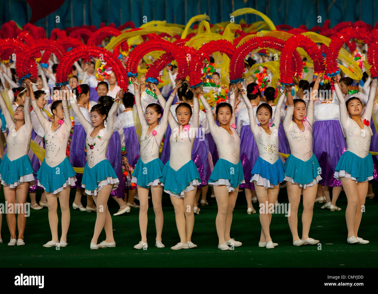 Arirang Mass Games Festival in Pyongyang May Day Stadium, North Korea ...