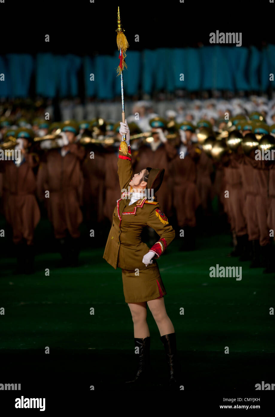 Arirang Mass Games Festival in Pyongyang May Day Stadium, North Korea ...