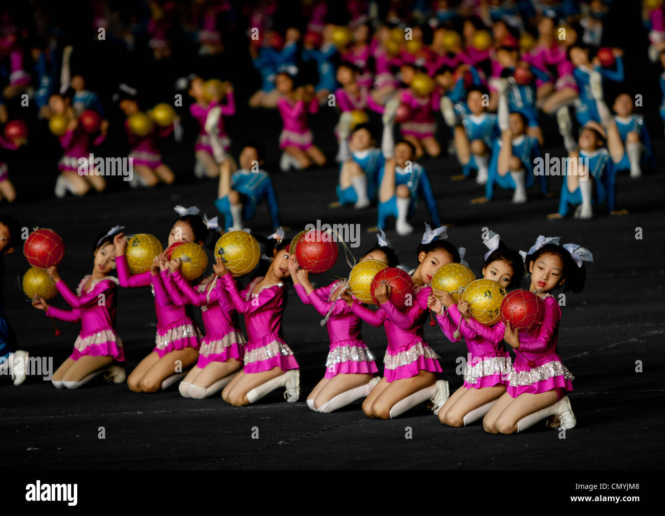 Arirang Mass Games Festival in Pyongyang May Day Stadium, North Korea ...