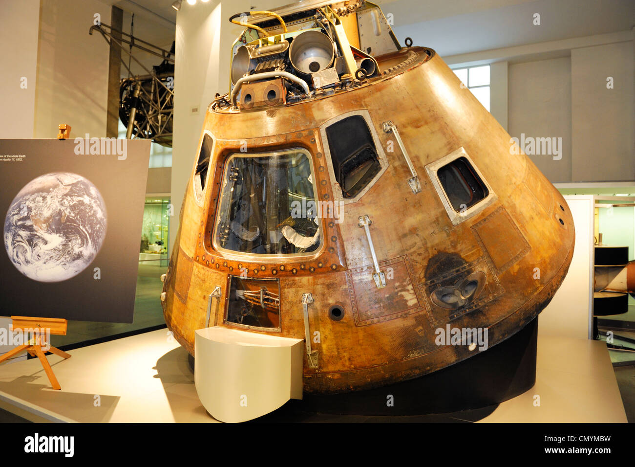 United Kingdom, London, Science Museum, command module of the Apollo 10 ...