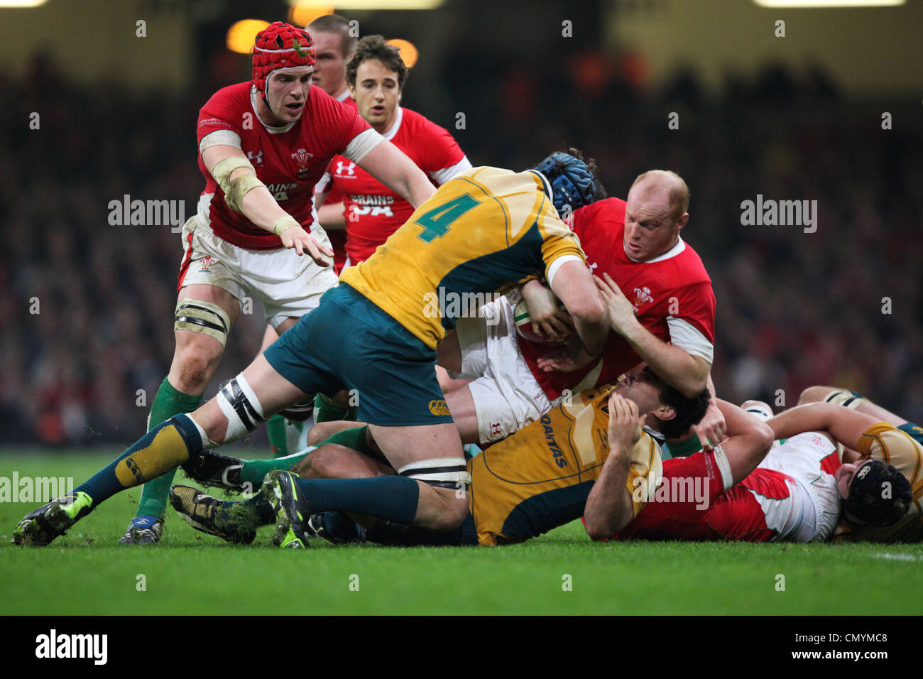 Australia wallabies rugby wales hi-res stock photography and images - Alamy