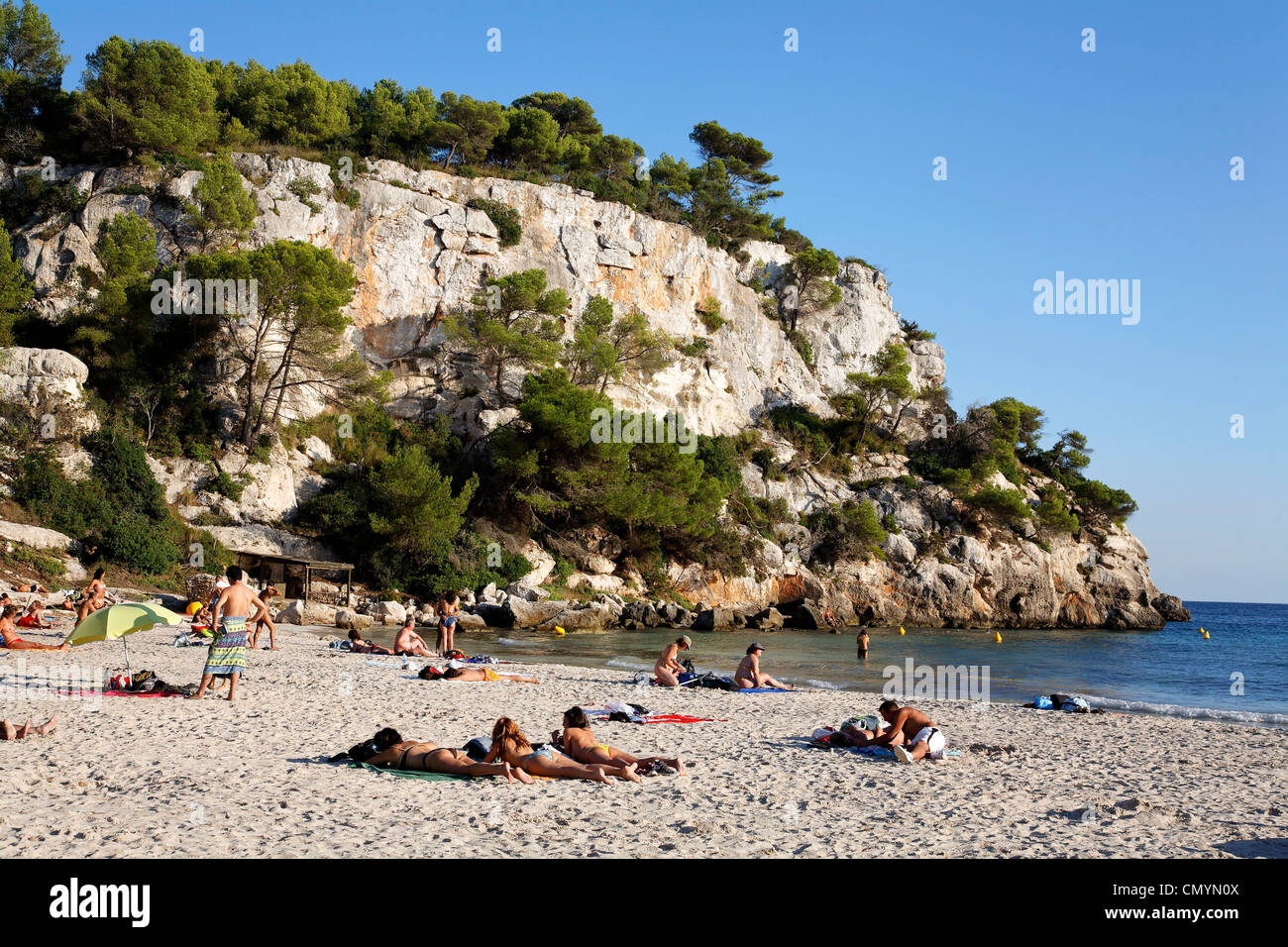 Cala macarella menorca spain hi-res stock photography and images - Alamy