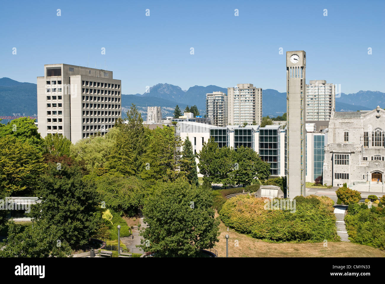 University of british columbia clock hi-res stock photography and ...