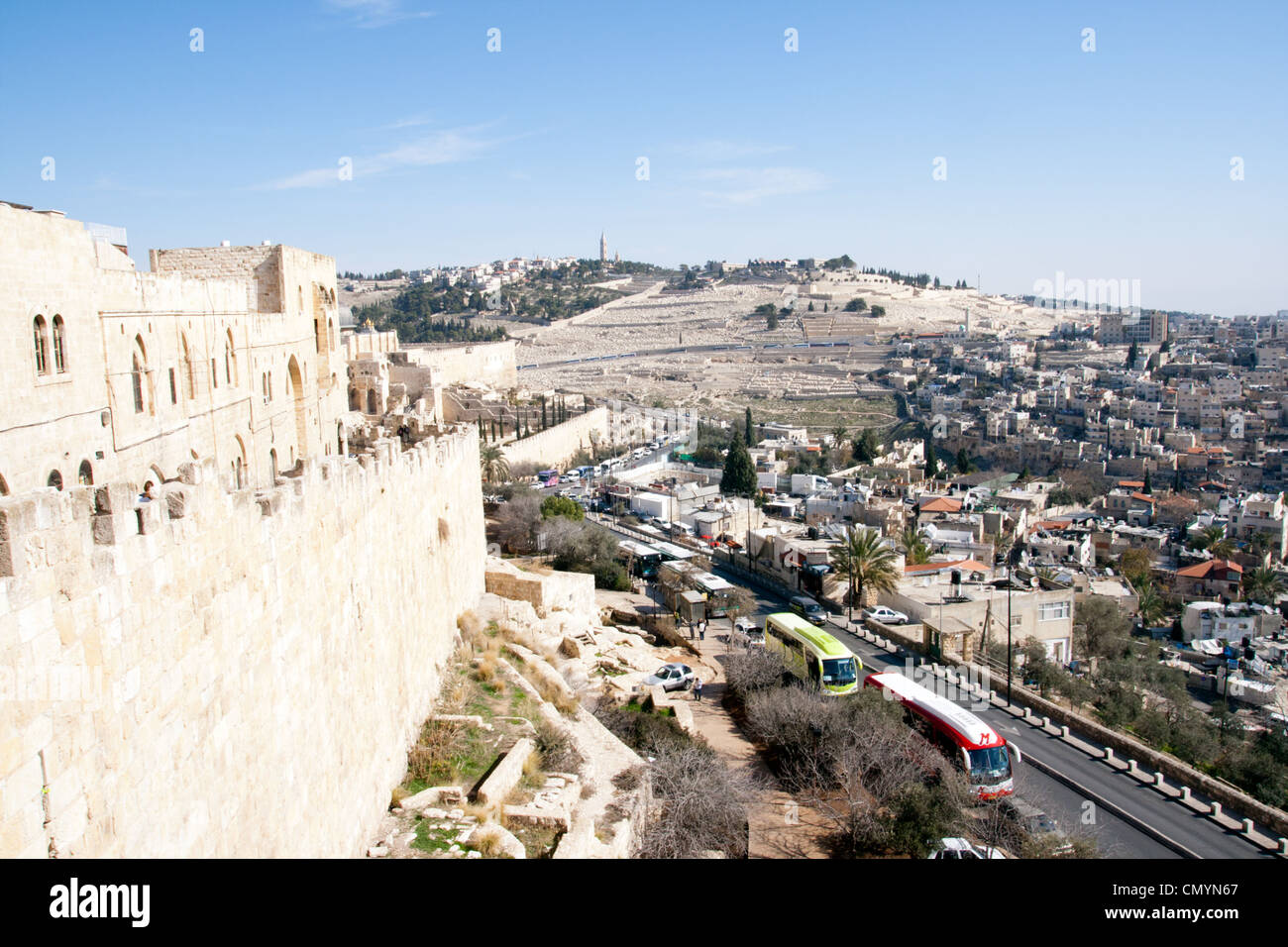 Mount of olives jerusalem hi-res stock photography and images - Alamy