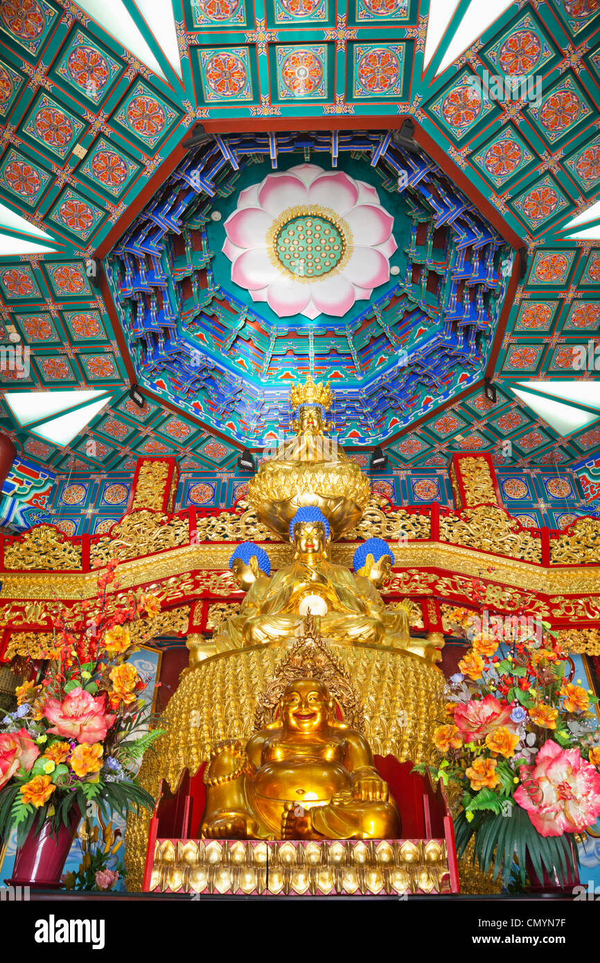 China, Hong Kong, Tsuen Wan, Western Monastery, Buddha Statues Stock ...