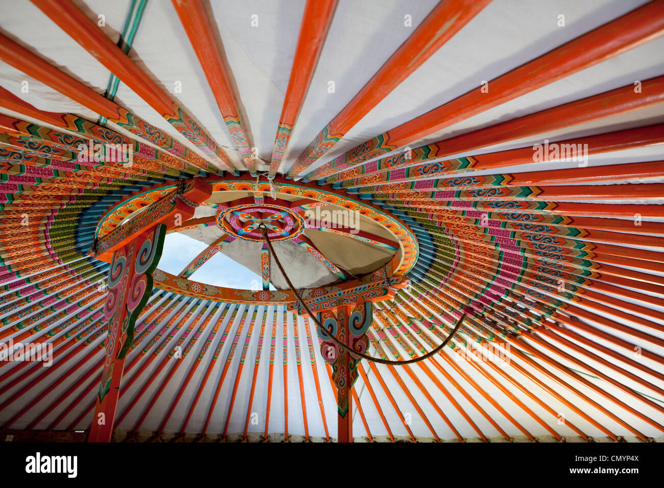 Mongolia yurt inside hi-res stock photography and images - Alamy