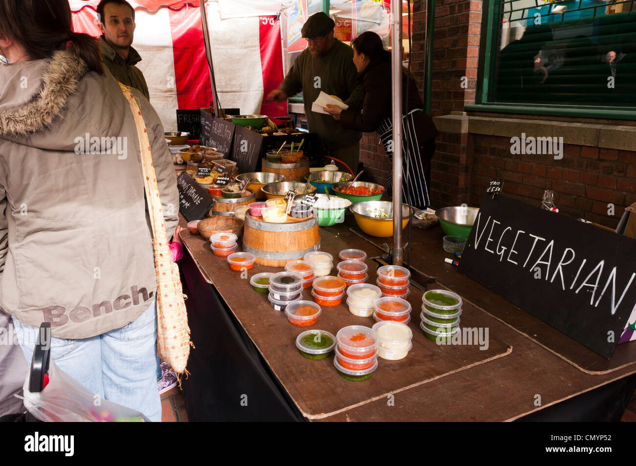 Vegetarian Food Stall Uk High Resolution Stock Photography and Images ...
