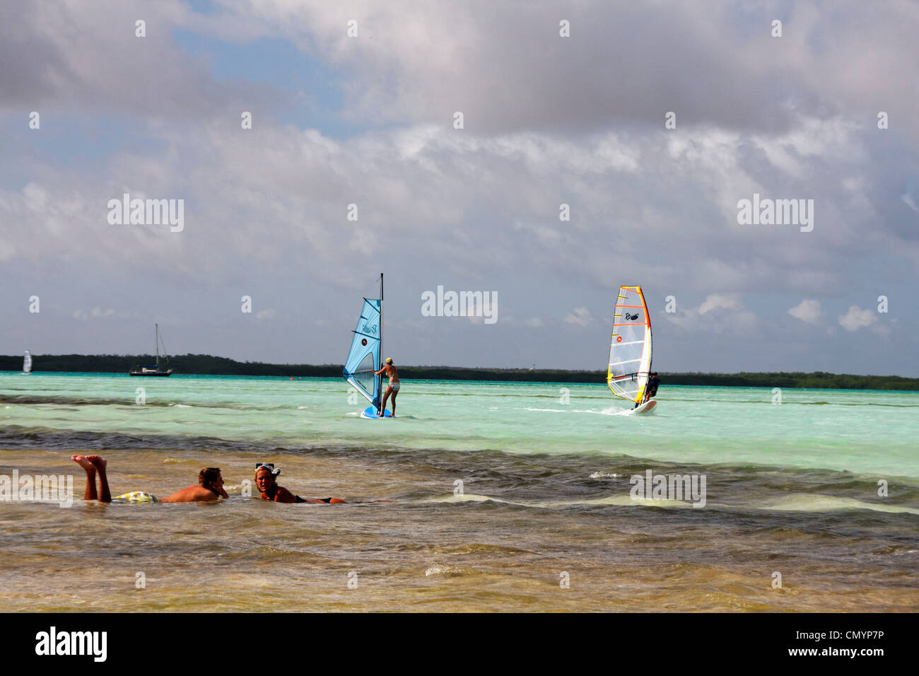 Bonaire lac bay beach hi-res stock photography and images - Alamy