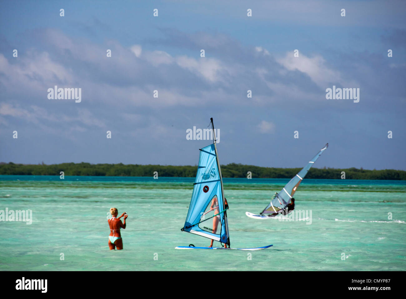 Bonaire lac bay beach hi-res stock photography and images - Alamy