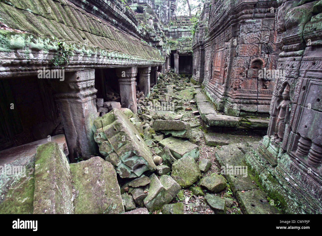 Banteay Prei temple near Angkor Wat, Cambodia Stock Photo - Alamy