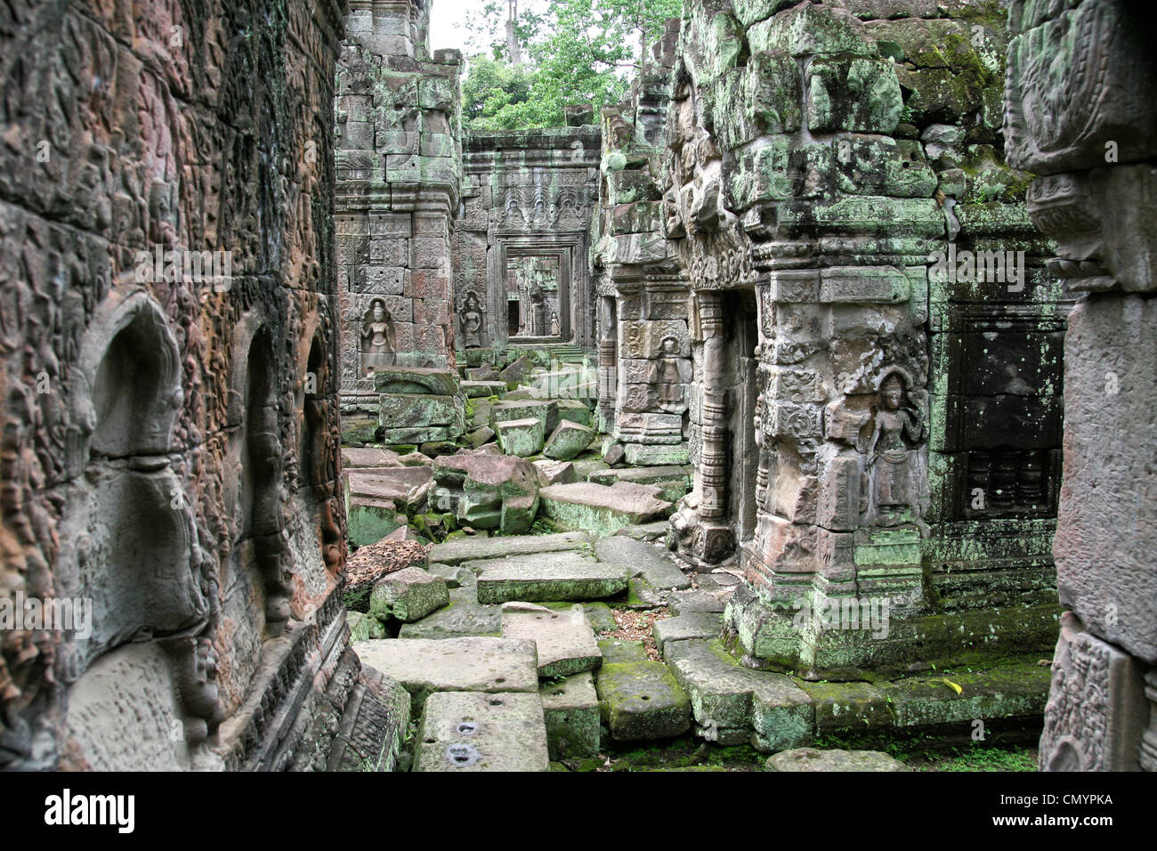 Banteay Prei temple near Angkor Wat, Cambodia Stock Photo - Alamy