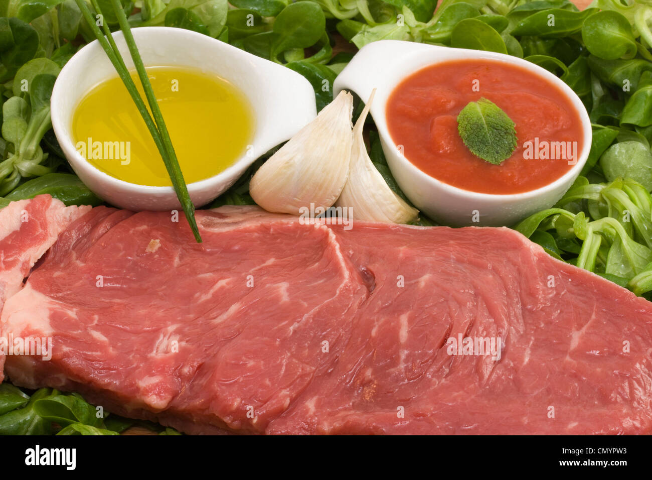 photo of a fresh beef ready for cooking Stock Photo - Alamy