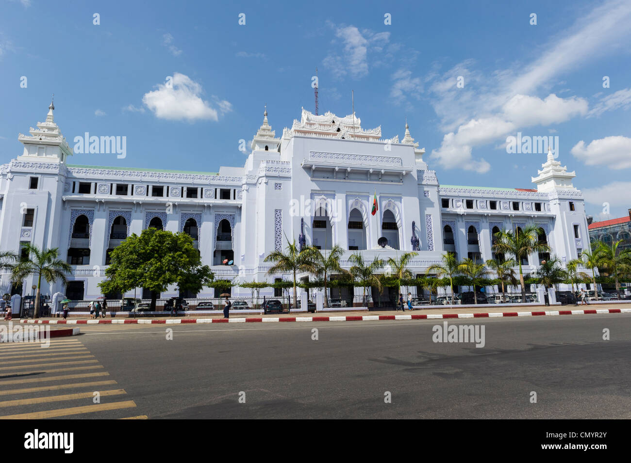 City Hall building in Yangon Myanmar Stock Photo - Alamy