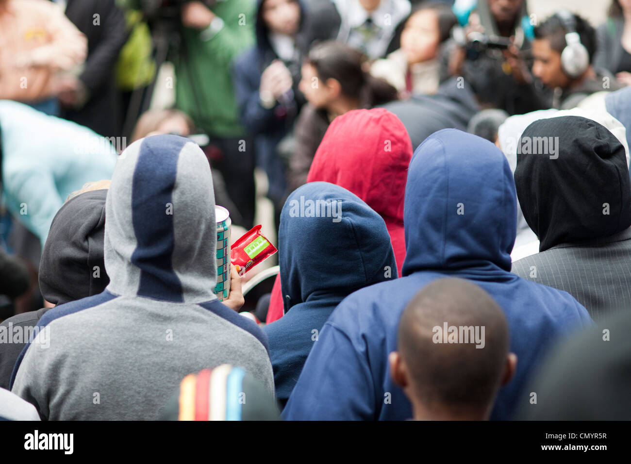 NYC Council members rally to condemn the shooting of Trayvon Martin in ...