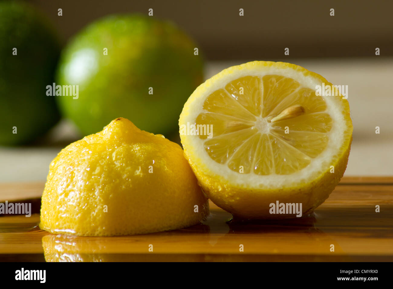 Cut lemons hi-res stock photography and images - Alamy
