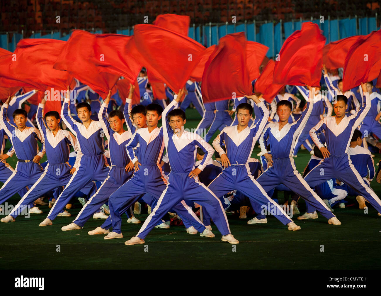 Arirang Mass Games Festival in Pyongyang May Day Stadium, North Korea ...