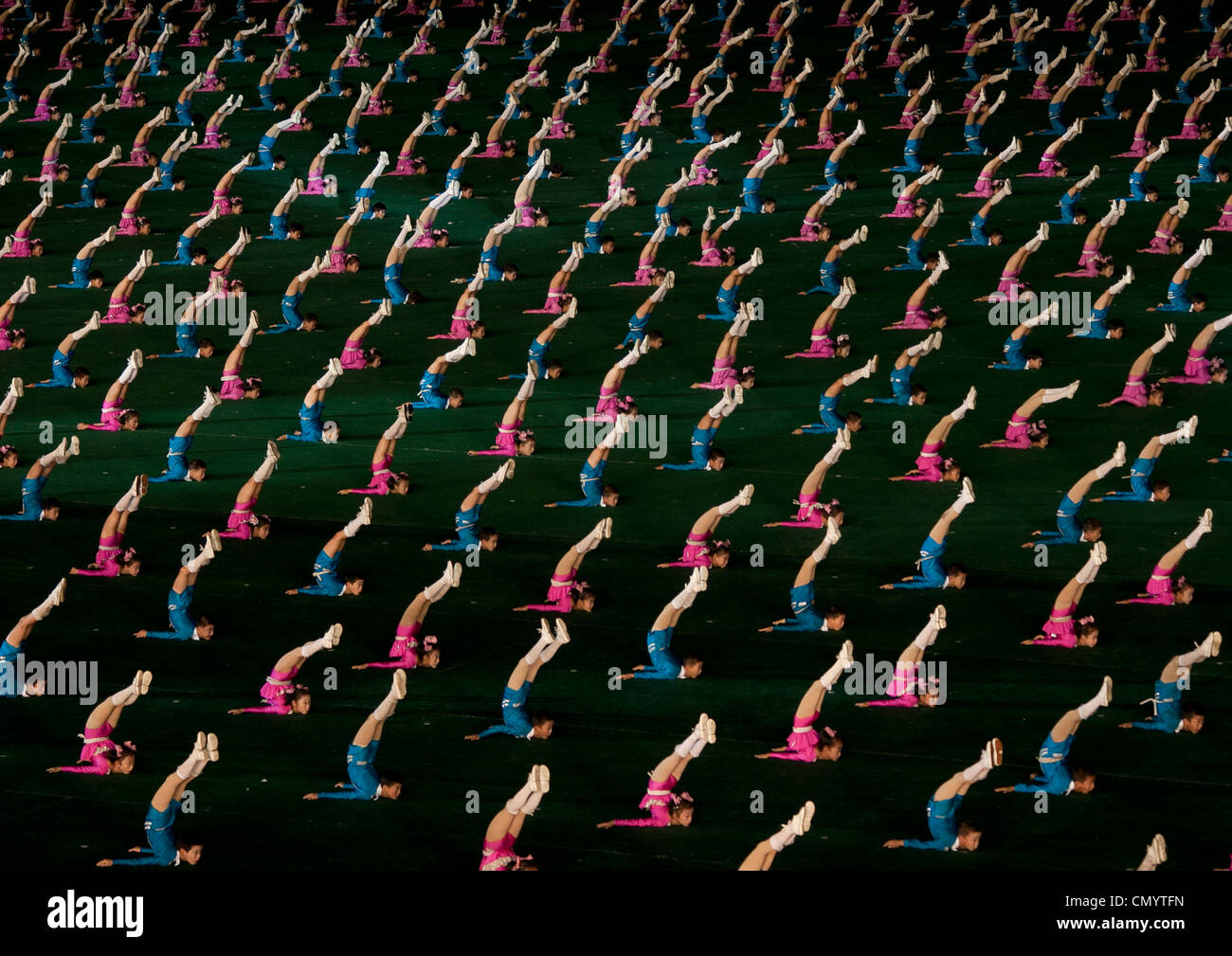 Arirang Mass Games Festival in Pyongyang May Day Stadium, North Korea ...