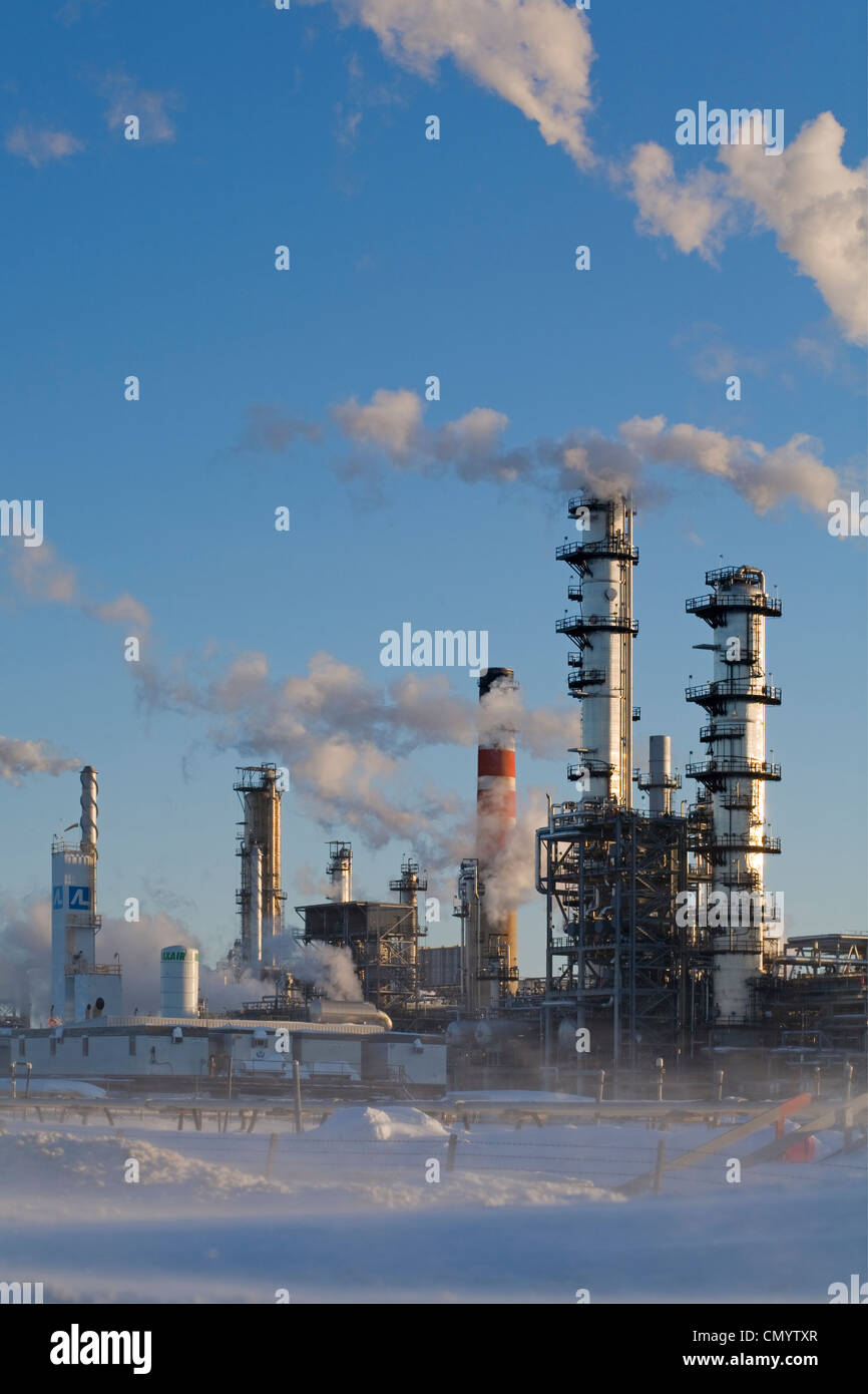 Oil Refinery, Quebec City, Quebec Stock Photo - Alamy