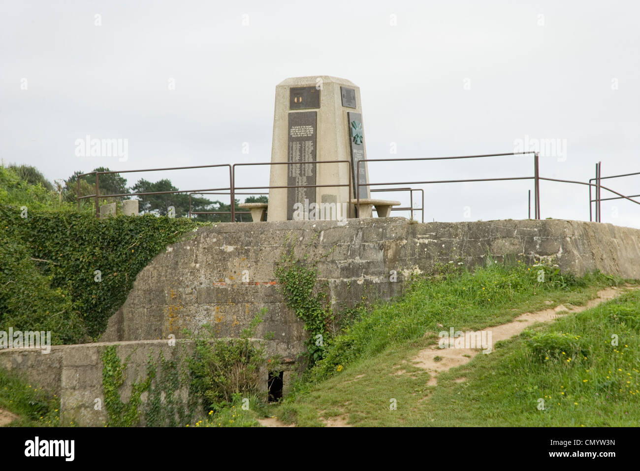 5th Engineer Special Brigade Memorial remembering the D Day dead sited ...