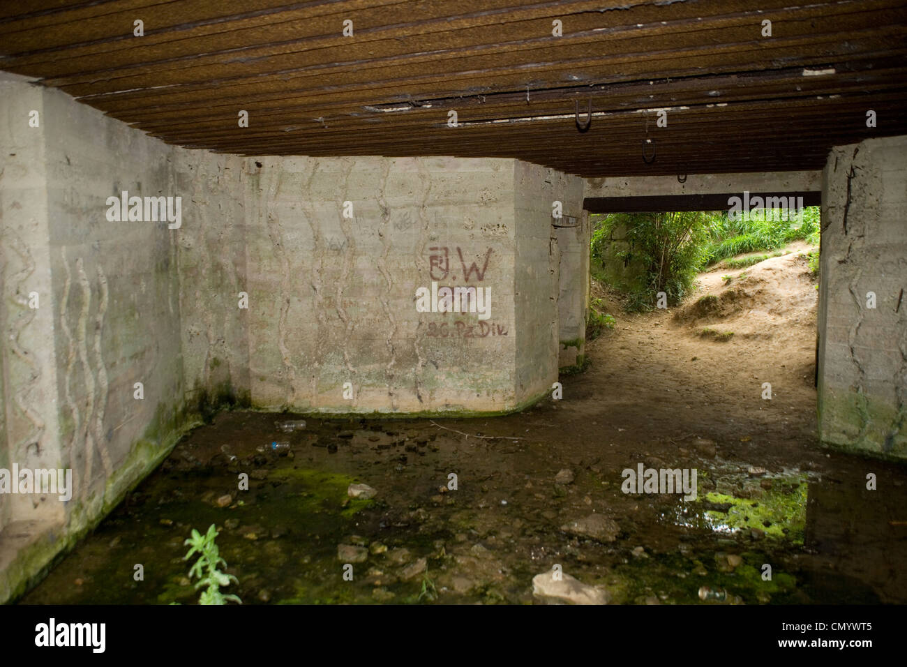 German bunker WN62 overlooking Omaha Beach assaulted on D Day by ...